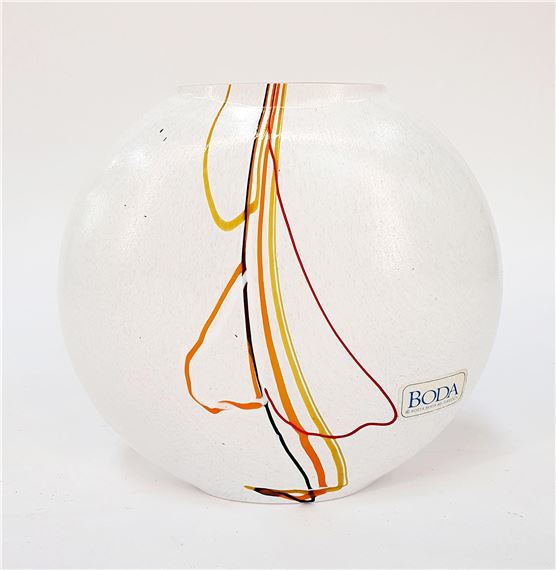 Bertil Vallien | A BERTIL VALLIEN RAINBOW VASE | MutualArt