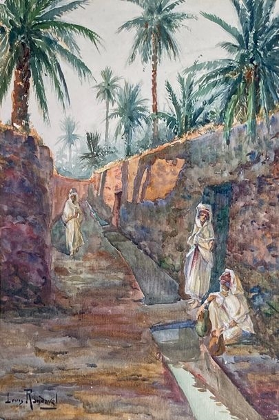 Louis Randavel | Young women in Biskra | MutualArt