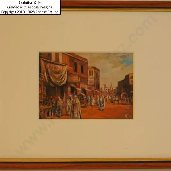 Blythe Fletcher | Moroccan Market Scene | MutualArt