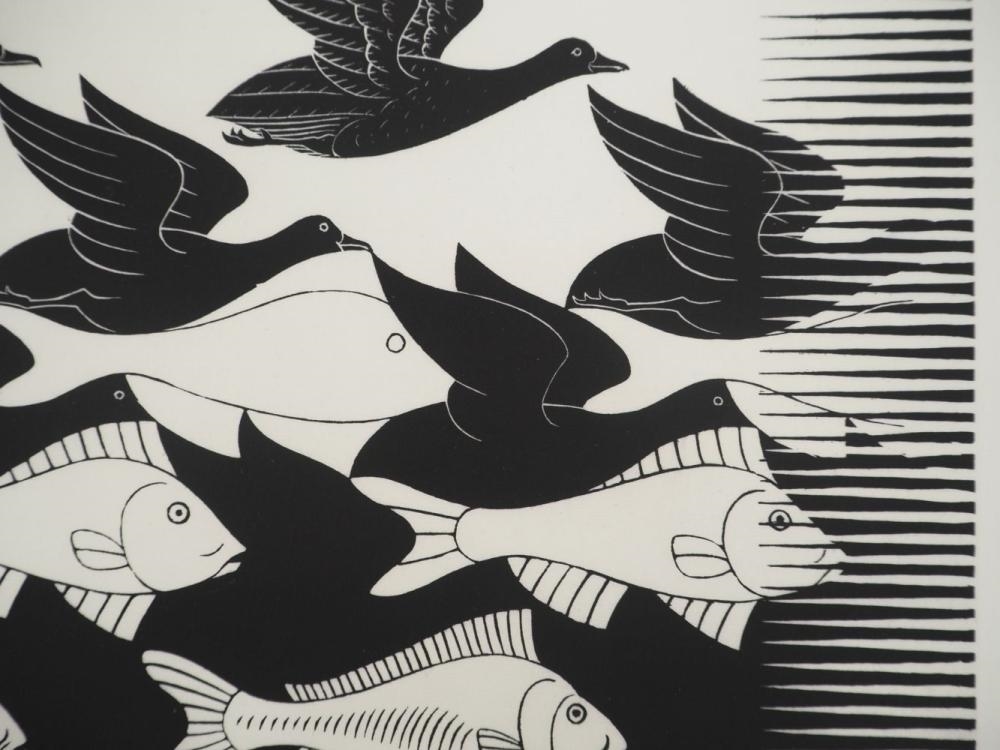 Maurits Cornelis Escher | MC ESCHER - Between Sky and Water (2008 ...