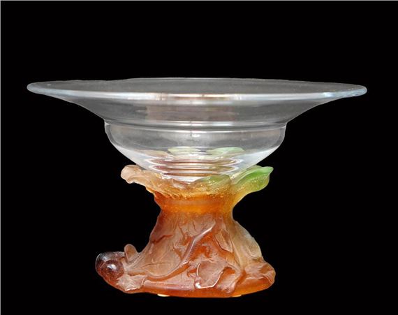 Daum Frères | A French Daum Nancy Crystal Compote Centerpiece, Signed ...