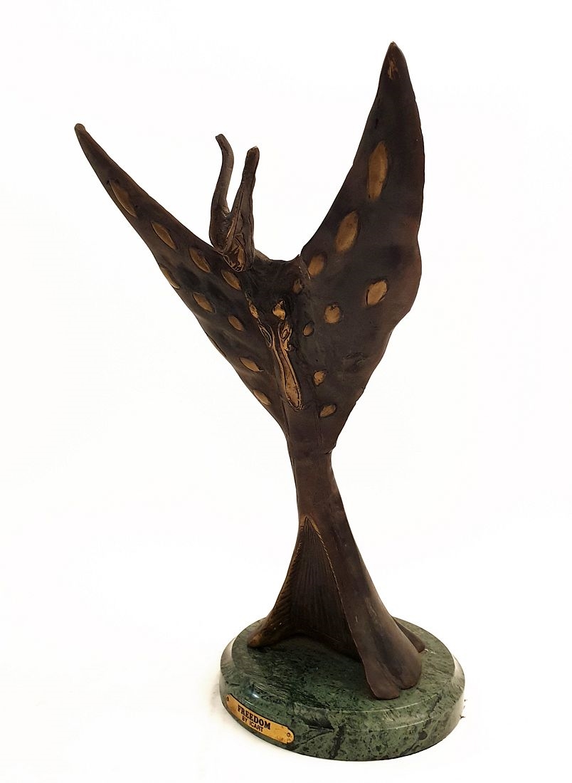 Louis Icart | Freedom, Large Louis Icart Bronze Sculpture, Signed (1888 ...