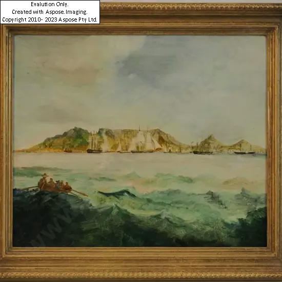 Thomas Baines | Sir Henry Pottinger's Landing in Table Bay 1848 | MutualArt