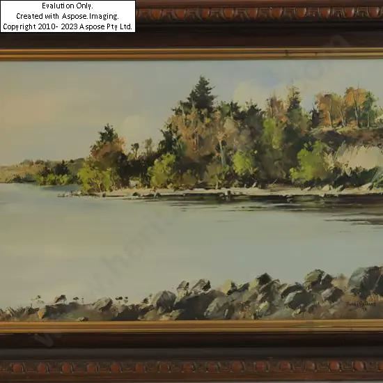 Peter J. Wallers | Entrance to Taupo Boat Harbour (78) | MutualArt