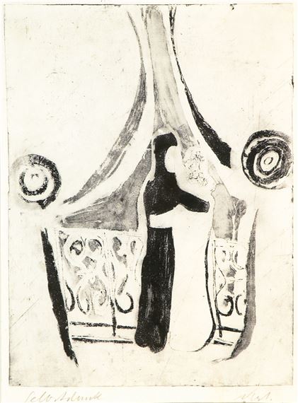 Rolf Nesch | Balkong | MutualArt