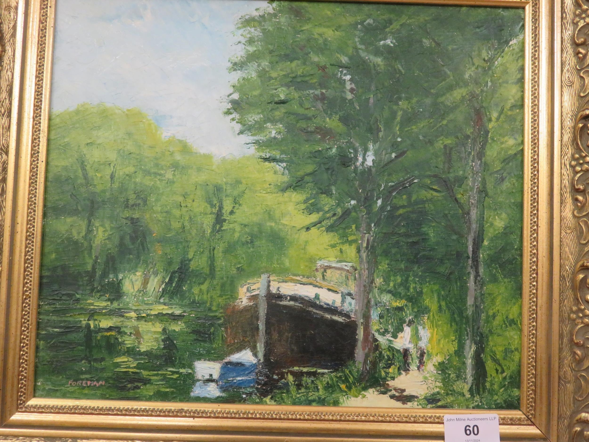 William Foreman | French River Scene | MutualArt