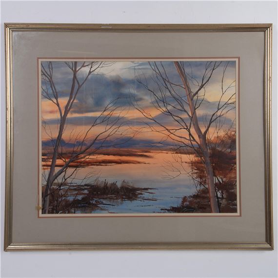 Dennis Frings | Large original gouache and ink on board by American ...