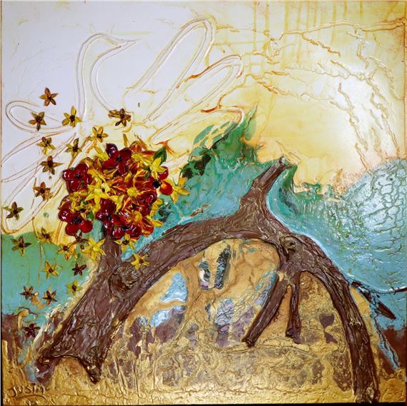 Justin Gaffrey | Impasto expressionist still life | MutualArt