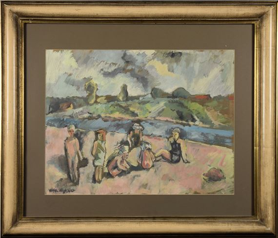 Wacław Wąsowicz | Nad rzeką | MutualArt