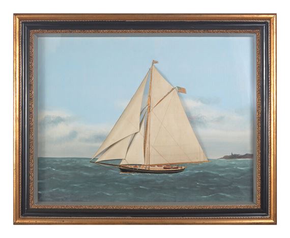 Thomas H. Willis | A Portrait of a Sloop in Open Waters | MutualArt