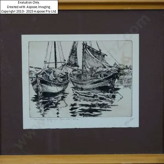 Walter Ronald Locke | Two Boats | MutualArt