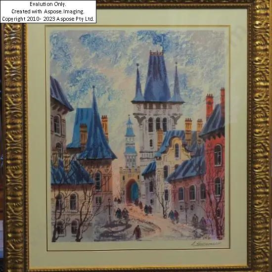 Anatole Krasnyansky | Street of Old Prague | MutualArt