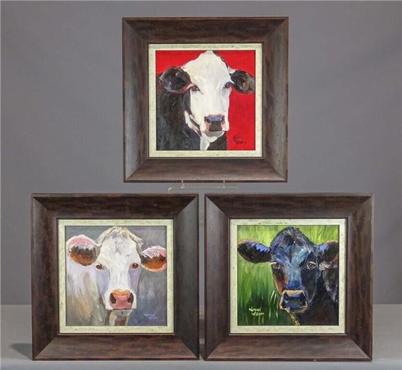 Norma Wilson | Norma Watson Cow Paintings | MutualArt