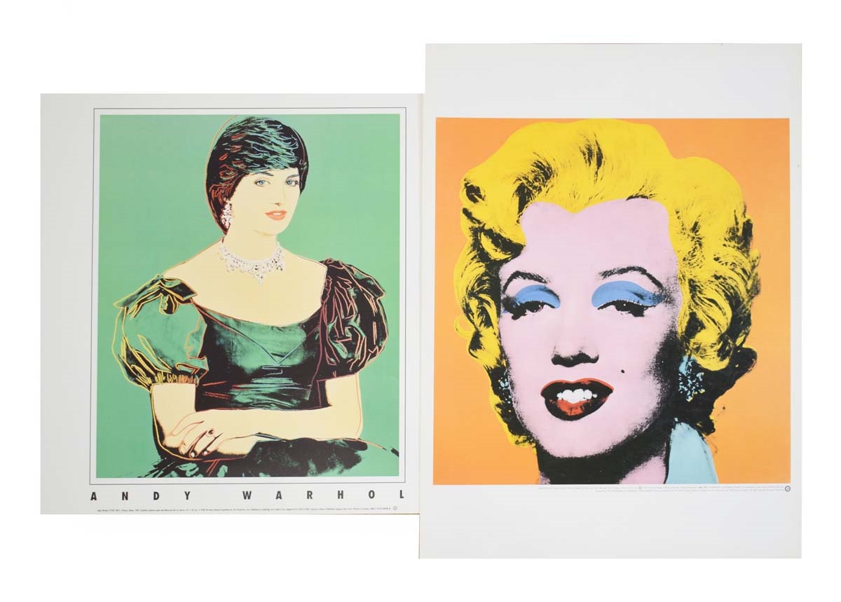 Andy Warhol | Marilyn- Orange shot on white background (1992) | MutualArt