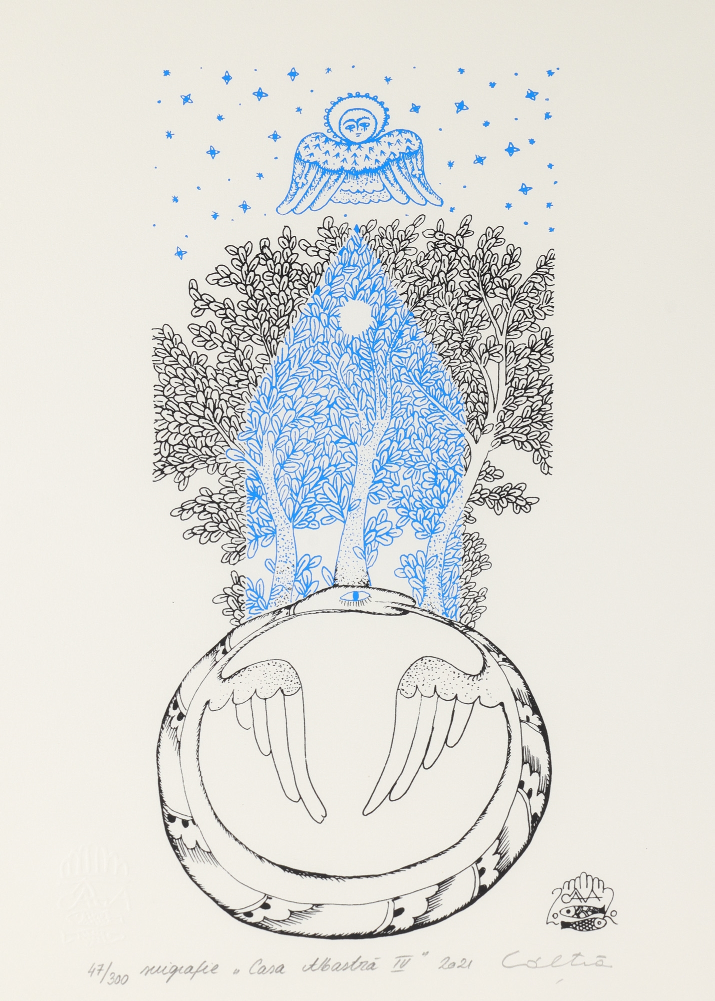 Stefan Caltia | Casa albastră IV [2021 (Circa 17) | MutualArt