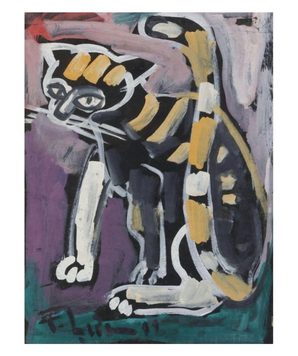 Pham Luc | The Tabby Cat by Pham Luc (1943-?), 37 | MutualArt