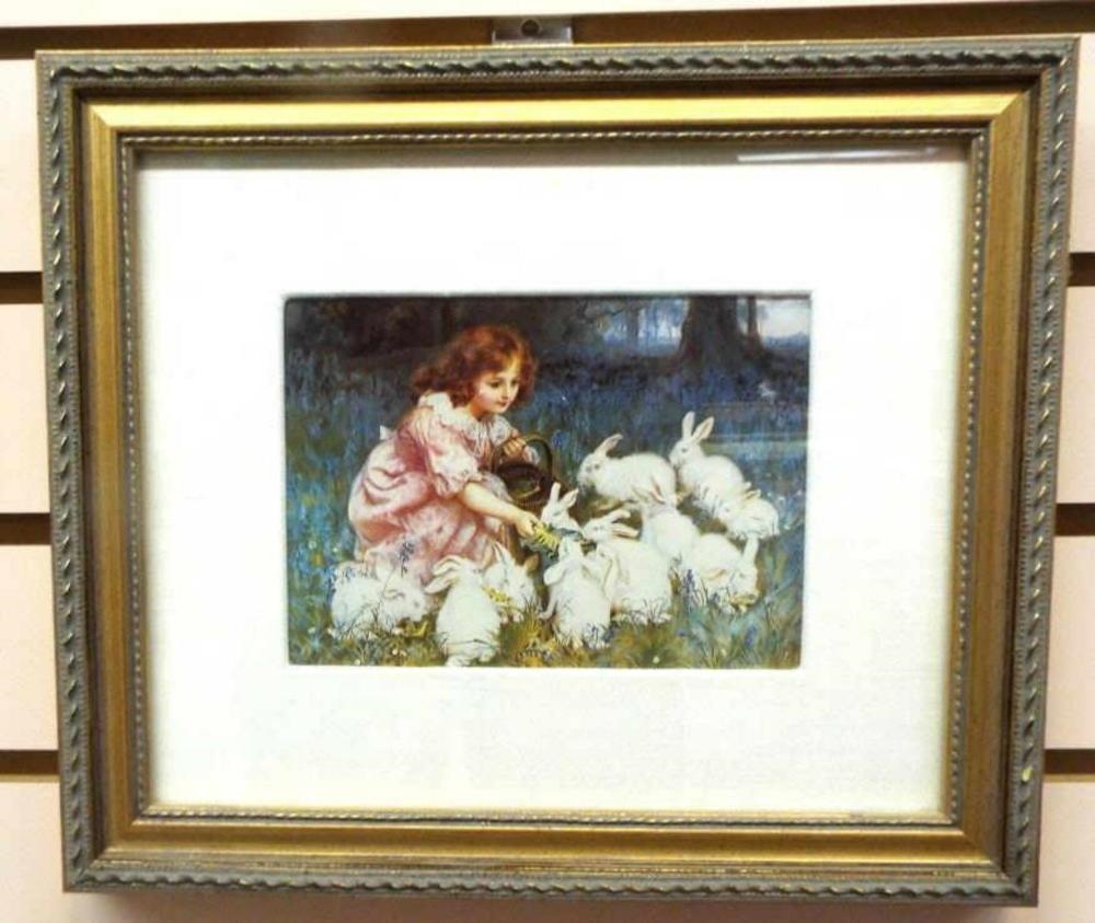 Frederick Morgan | Frederick Morgan Feding the Rabbits | MutualArt