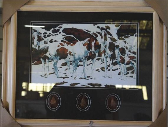 Bev Doolittle | Bev Doolittle Print With 3 Shadow Box Arrowheads ...