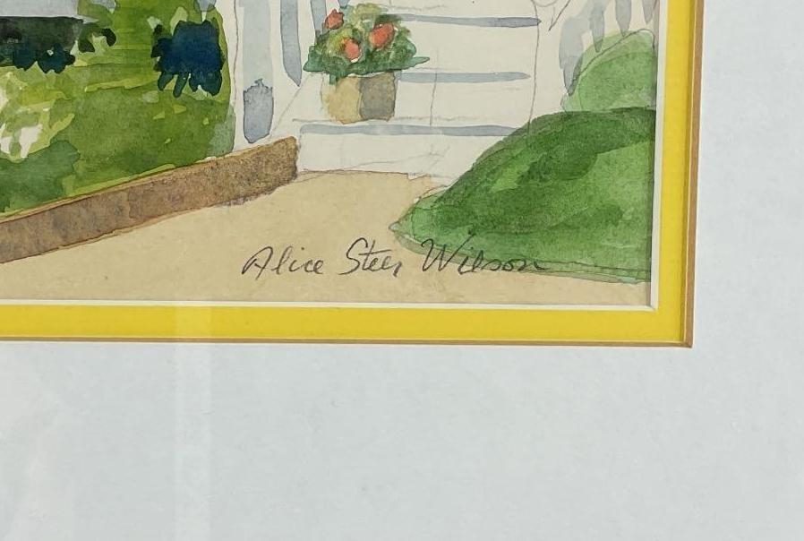 Alice Steer Wilson | Row of beach houses | MutualArt