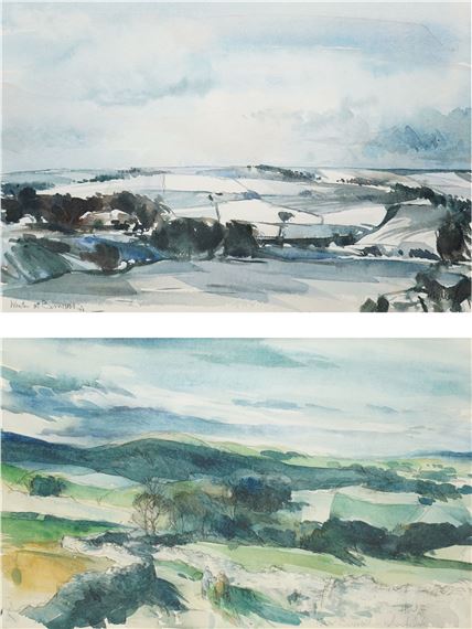 Harold Wharfe | Wharfedale and Winter at Burniston | MutualArt