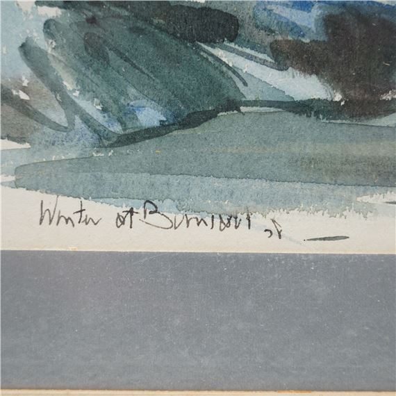 Harold Wharfe | Wharfedale and Winter at Burniston | MutualArt
