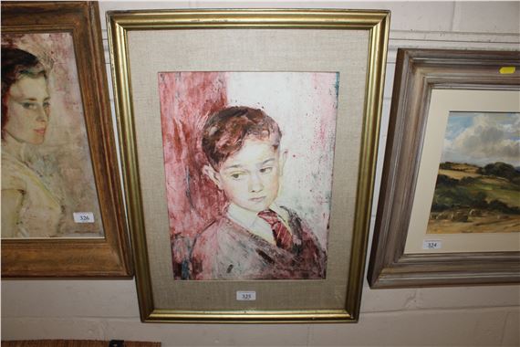 Paul Lucien Dessau | watercolour portrait study | MutualArt