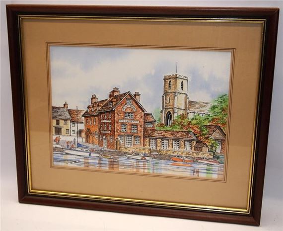 Joyce M. Lawrence | The Old Granary and Wareham Quay | MutualArt