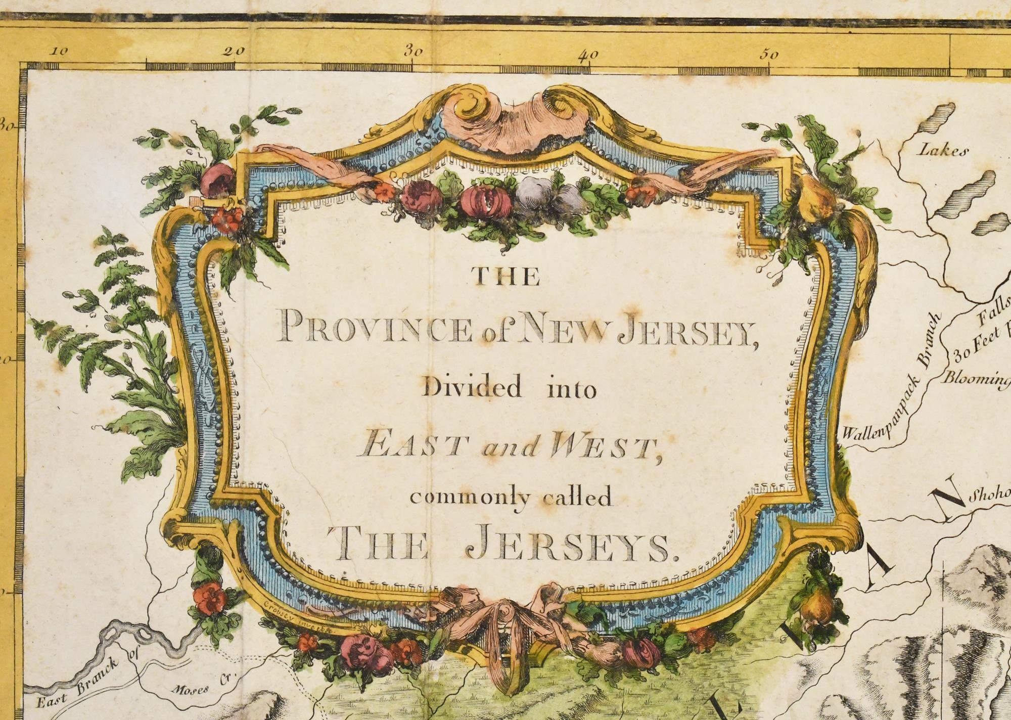 William Faden | 1777 FADEN MAP OF THE JERSEYS (1777) | MutualArt