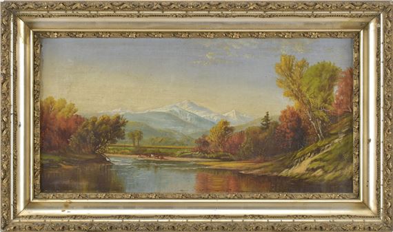 Sean Schaffer | 19TH C. O/C, SACO RIVER WHITE MOUNTAINS (Circa 1872 ...