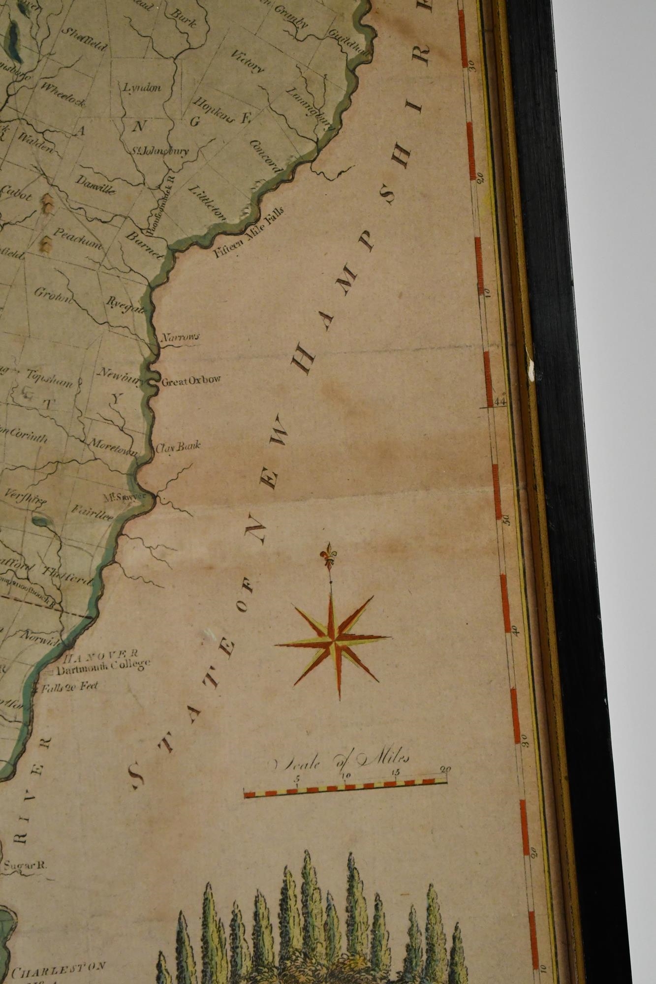 Amos Doolittle | AMOS DOOLITTLE MAP OF VERMONT | MutualArt