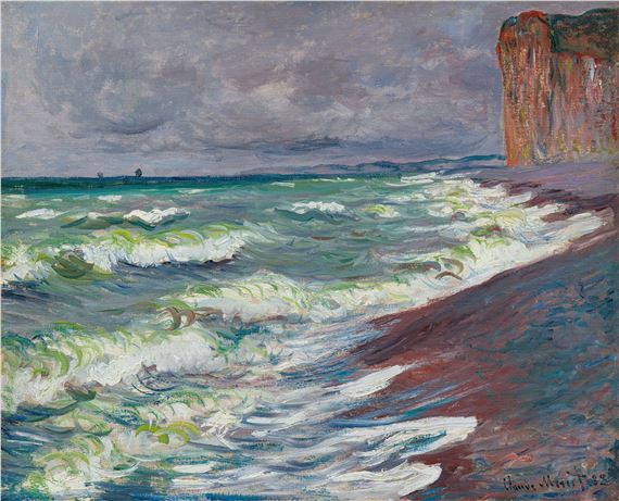 Claude Monet | Mer agitée à Pourville (1882) | MutualArt
