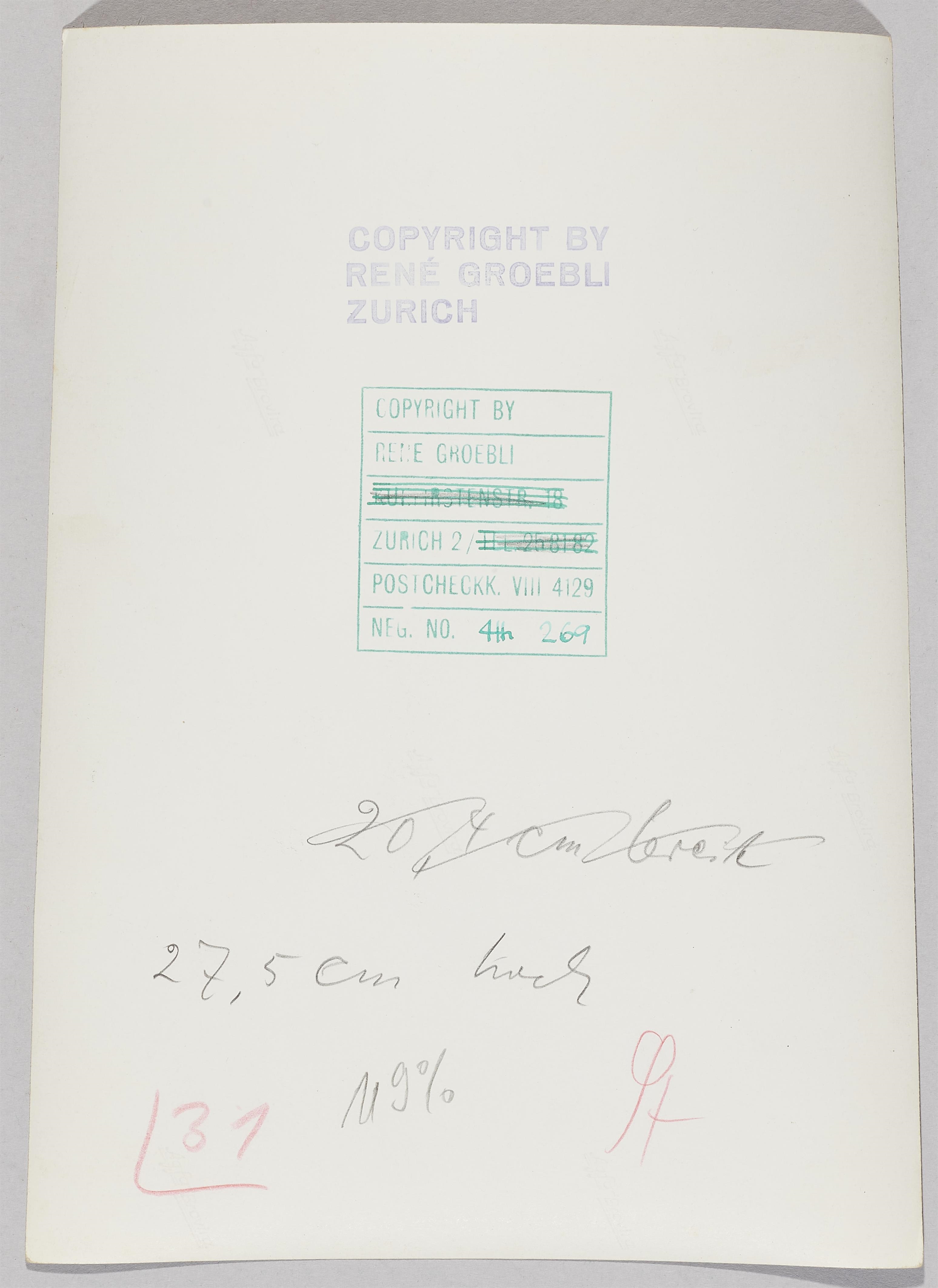 René Groebli | Vintage ferrotyped gelatin silver print on Agfa-Brovira ...