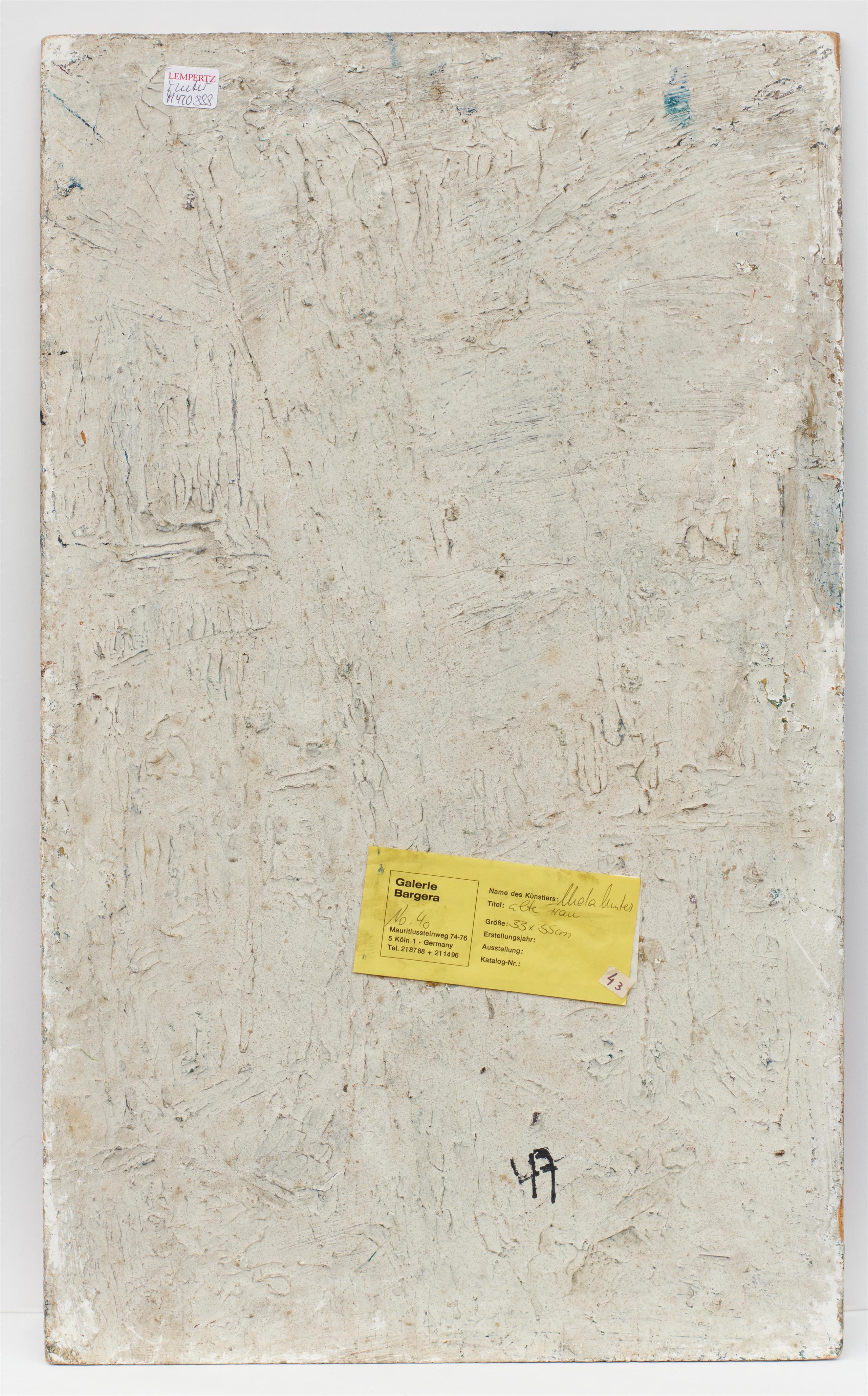 Maria-Mela Muter | Alte Frau | MutualArt