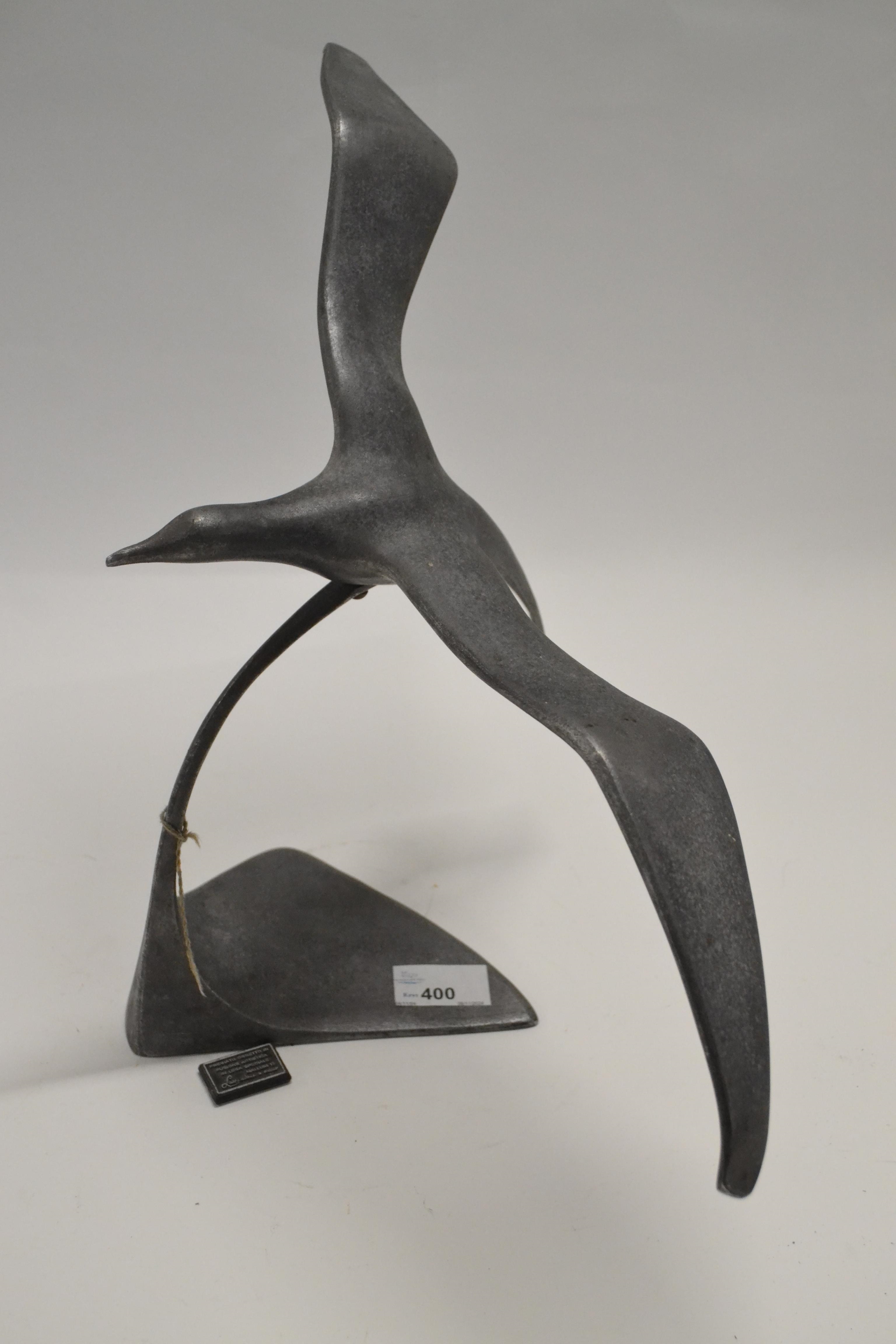 Mauro Mansetti | A metal sculpture of a bird by Italian artist Mauro ...