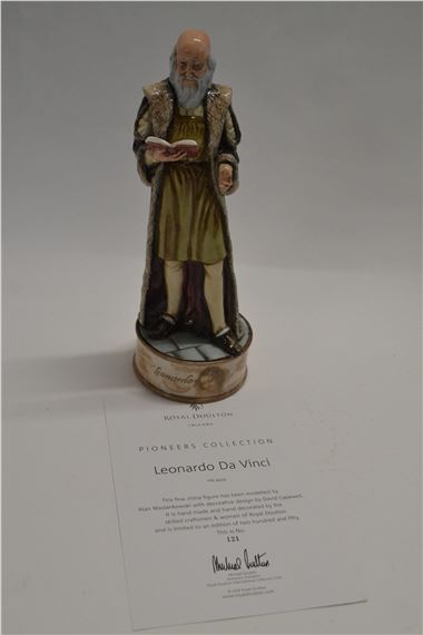 Leonardo da Vinci | Royal Doulton figure of Leonardo da Vinci from the ...
