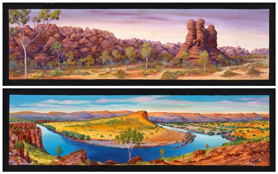 Peter Mulder | Bungle Bungle Stillness & Branco's Lookout (2 works ...