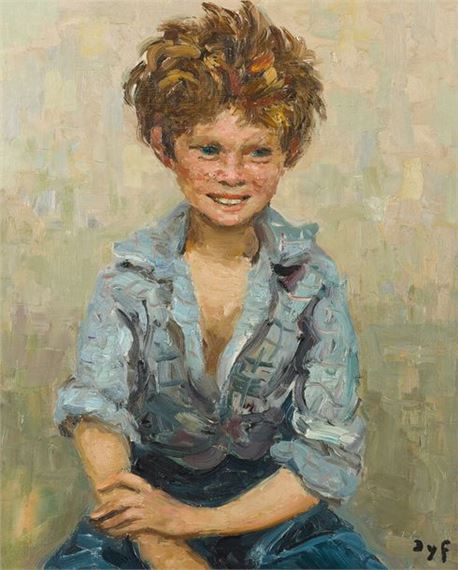 Marcel Dyf | Gypsy child (1965) | MutualArt