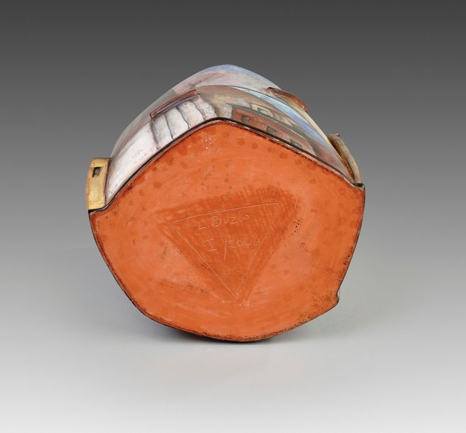 Lidya Buzio | Lidya BUZIO (1948-2014) Urban landscape vase Glazed terra ...