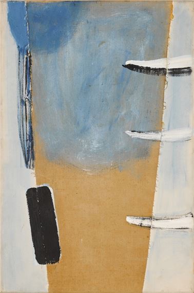 Terry Frost | Blue Linen Figure | MutualArt