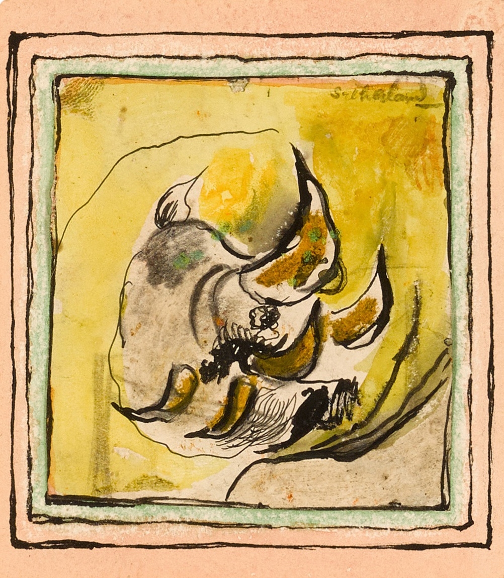 Graham Sutherland | Portrait of Emery Reves (1966) | MutualArt