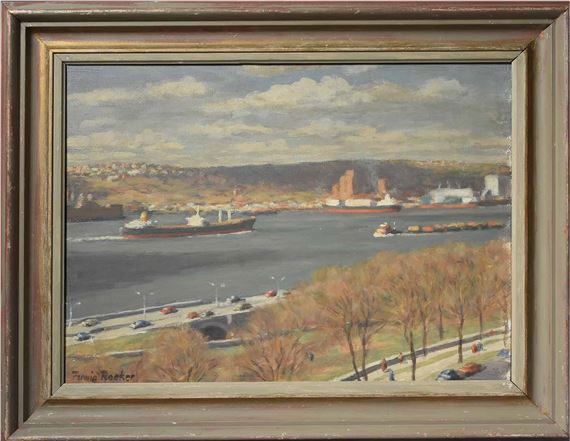 Fermin Rocker | Fermin Rocker. View of the Hudson River and the New ...