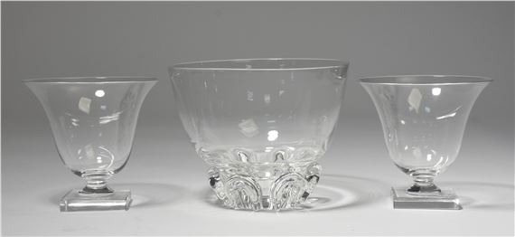 Steuben Glass | Three Steuben glass vessels | MutualArt