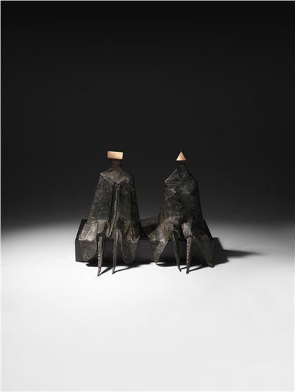 Lynn Chadwick | Sitting Figures in Robes II | MutualArt