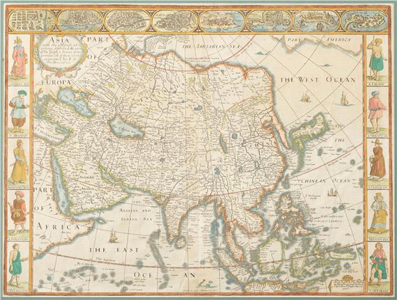 John Speed | A JOHN SPEED MAP OF ASIA (1626) | MutualArt