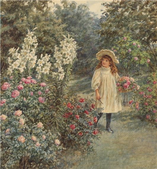 Caroline Paterson Sharpe | The young gardener | MutualArt