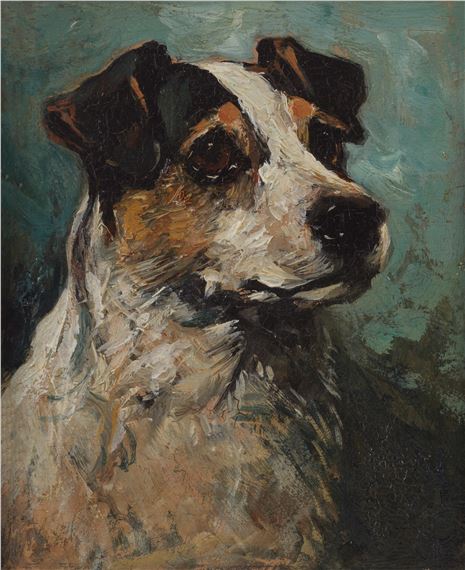 John Emms | Portrait of a jack russell | MutualArt