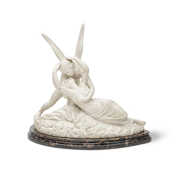 Antonio Canova | AN ITALIAN MARBLE SCULPTURE: CUPID AND PSYCHE (20th ...