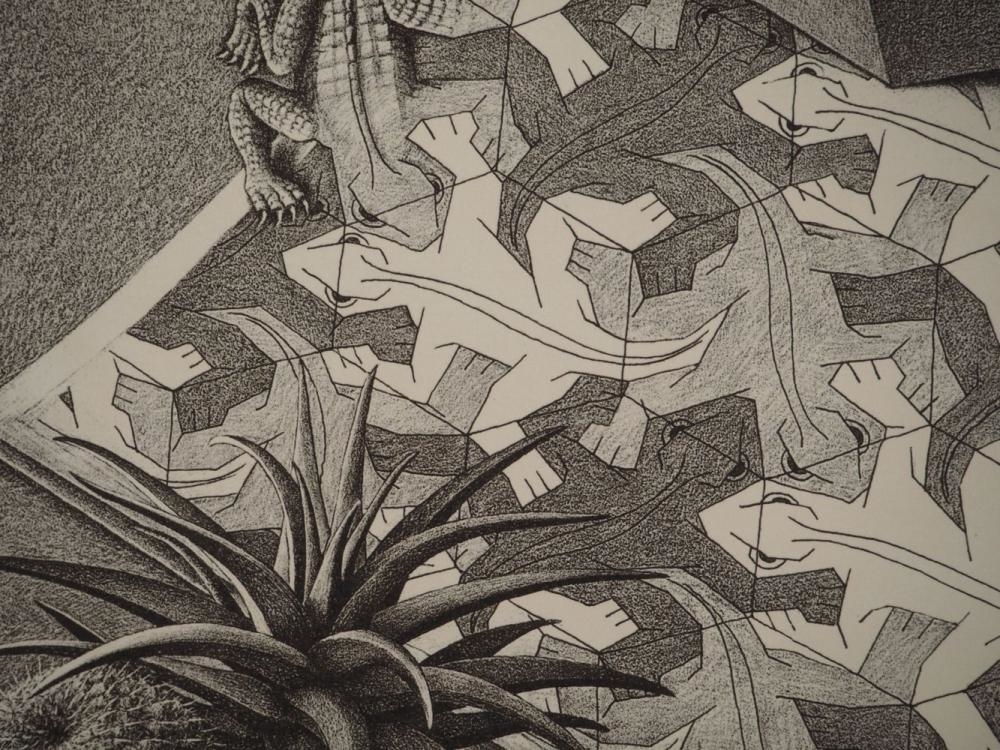 Maurits Cornelis Escher | MC ESCHER - Still life with reptiles (2008 ...