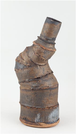Robin Welch | ROBIN WELCH (1936-2019); a stoneware bottle with leaning ...