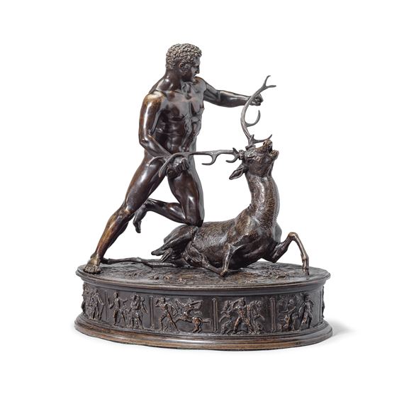 Elkington & Co Ltd | Mythological figural group depicting 'Hercules ...